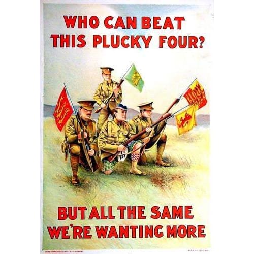 british lumberjack in poster