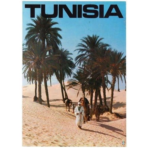 Vintage Tunisia Sahara Desert Tourism Poster A4/A3 Print – Vintage ...