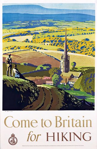 Vintage Go Hiking In Britain Tourism Poster Reprint A3/A4 – Vintage ...