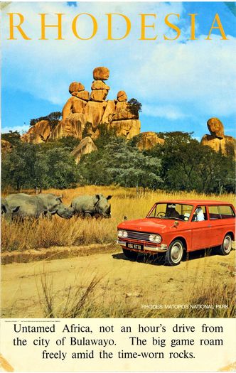 Vintage Bulawayo Rhodesia Tourism Poster Print A3/A4 – Vintage Poster ...