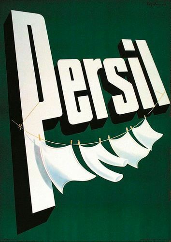 Vintage Persil Advertisement Poster Print A3/A4 – Vintage Poster Shop UK