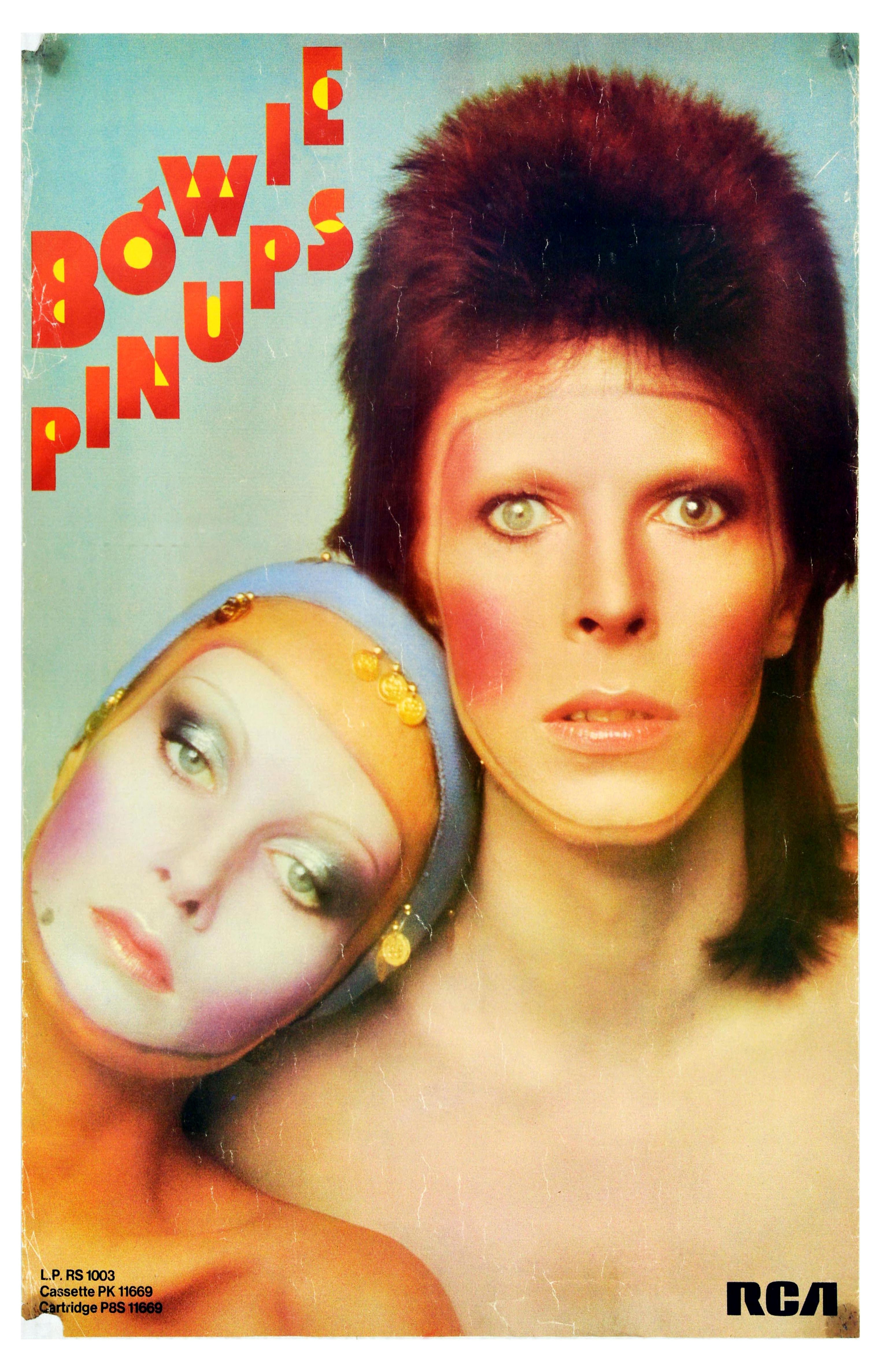 Vintage David Bowie Pinups Poster A3/A4 – Vintage Poster Shop UK