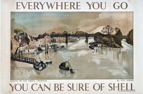 Vintage Shell Britain Chiswick London Poster A3/A4 – Vintage Poster Shop UK