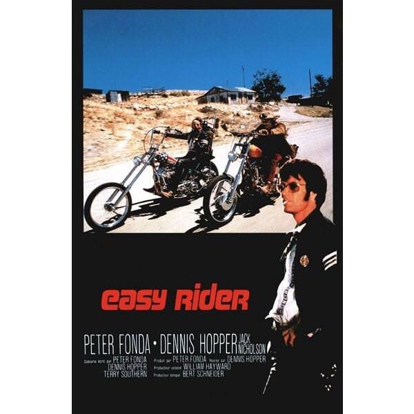 Easy Rider Movie Poster A3/A2/A1 Print Vintage Poster Shop – Vintage ...