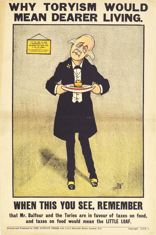 Vintage 1920s Liberal Party David Lloyd George Election Poster Print A ...
