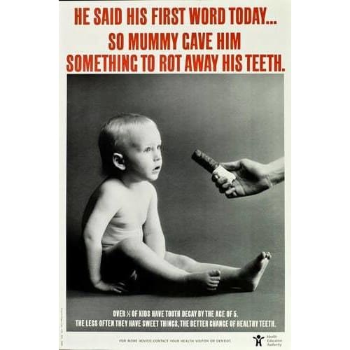 Vintage British Dental Health NHS Poster A3 Print Vintage – Vintage ...