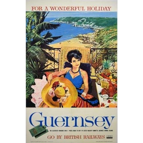 Vintage British Rail Holidays in Guernsey Channel Islands – Vintage ...