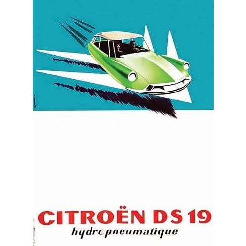 Vintage Citroen DS 19 Advertisement Poster A3/A4 Print – Vintage Poster ...