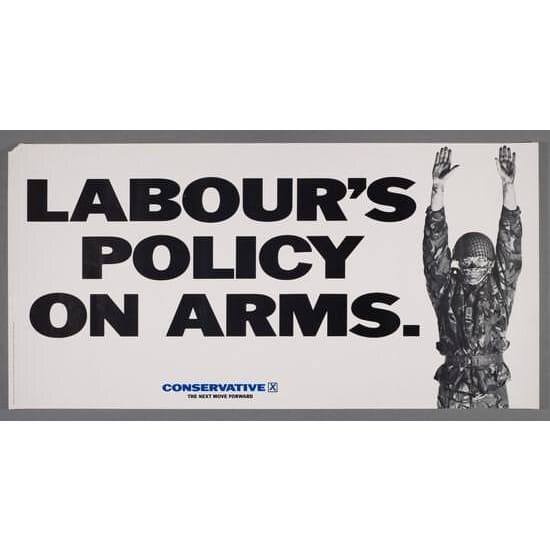 Vintage Conservative Party Anti Labour Defence Policy – Vintage Poster ...