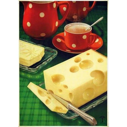Vintage Dutch Cheese Advertisement Poster A3 Print Vintage – Vintage ...