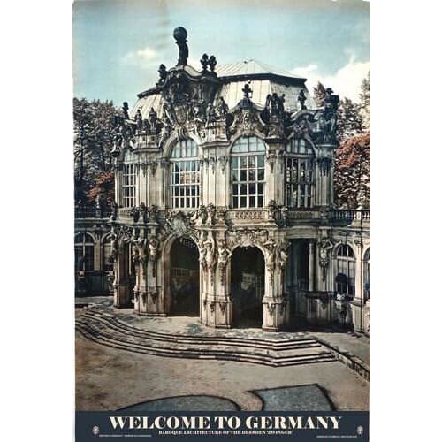 Vintage German Dresden Tourism Poster A3/A4 Print Vintage – Vintage ...