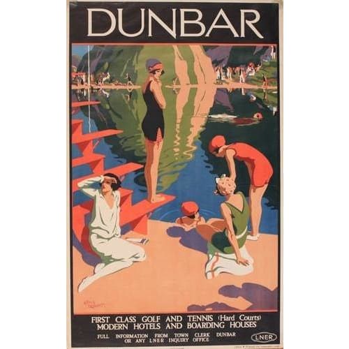 Vintage LNER Dunbar Railway Poster A3 Print Vintage Poster – Vintage ...