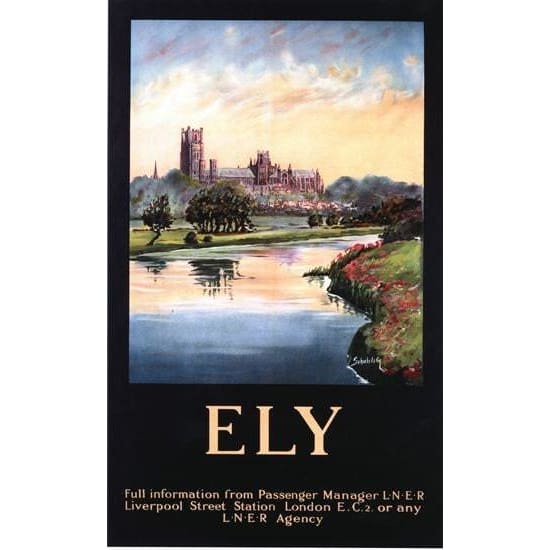 Vintage LNER Ely Railway Poster A3/A2/A1 Print Vintage – Vintage Poster ...