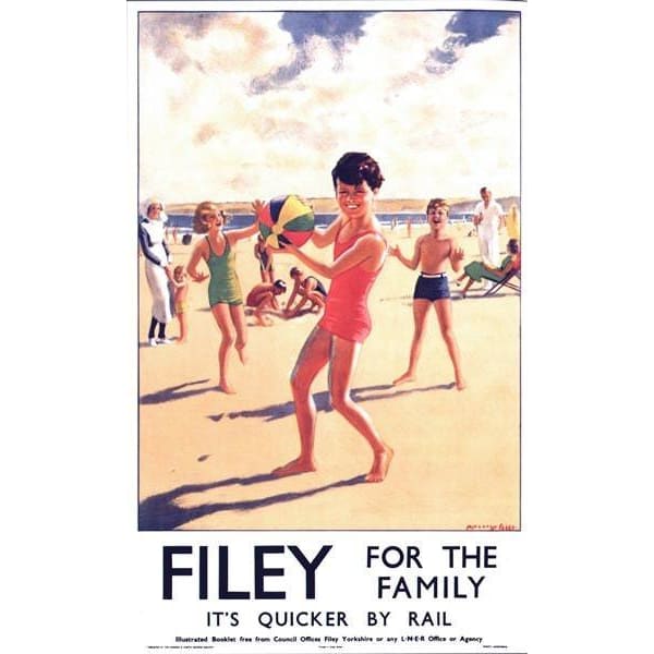 Vintage LNER Filey Railway Poster A3/A2/A1 Print Vintage – Vintage ...