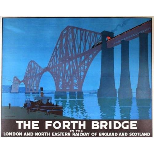 Vintage LNER Forth Bridge Railway Poster A3/A4 Print Vintage – Vintage ...