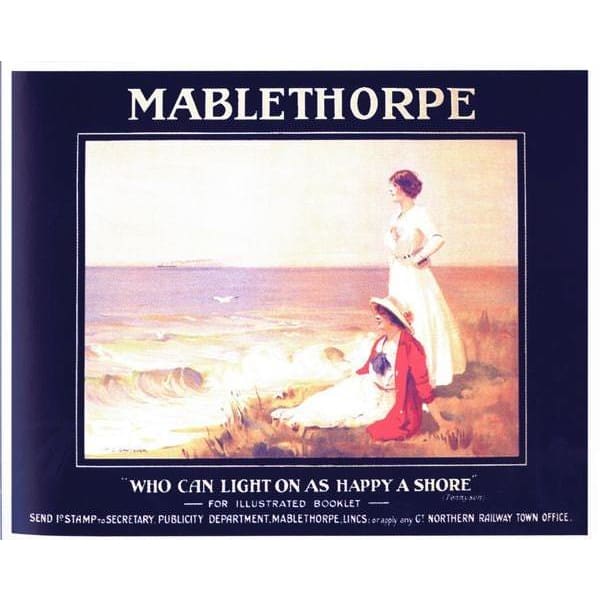 Vintage LNER Mablethorpe Railway Poster A3/A2/A1 Print – Vintage Poster ...