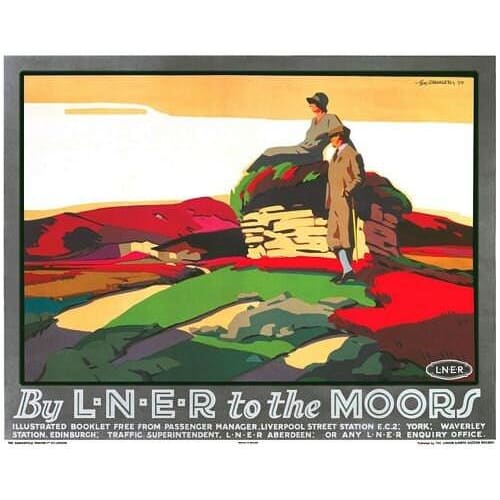 Vintage LNER Yorkshire Moors Railway Poster A3/A4 Print – Vintage ...