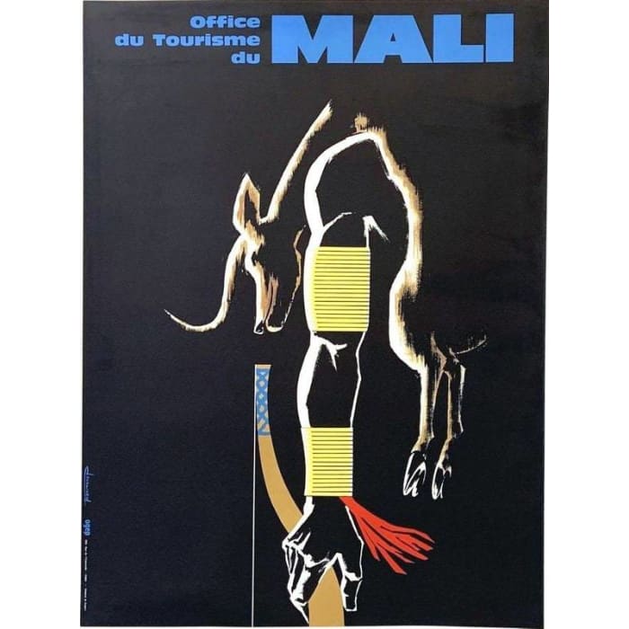 Vintage Mali Africa Tourism Poster Print A3/A4 Vintage – Vintage Poster ...