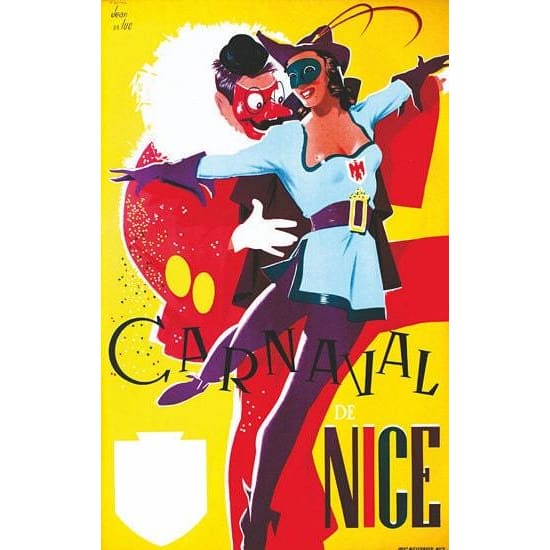 Vintage Nice Carnival Tourism Poster A3 Print Vintage Poster – Vintage ...