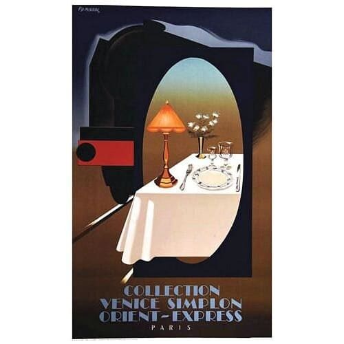 Vintage Orient Express Dining Car Tourism Poster A4/A3 Print – Vintage ...