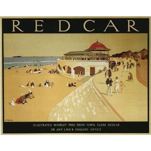 Vintage Redcar LNER Railway Poster A3/A2/A1 Print Vintage – Vintage ...