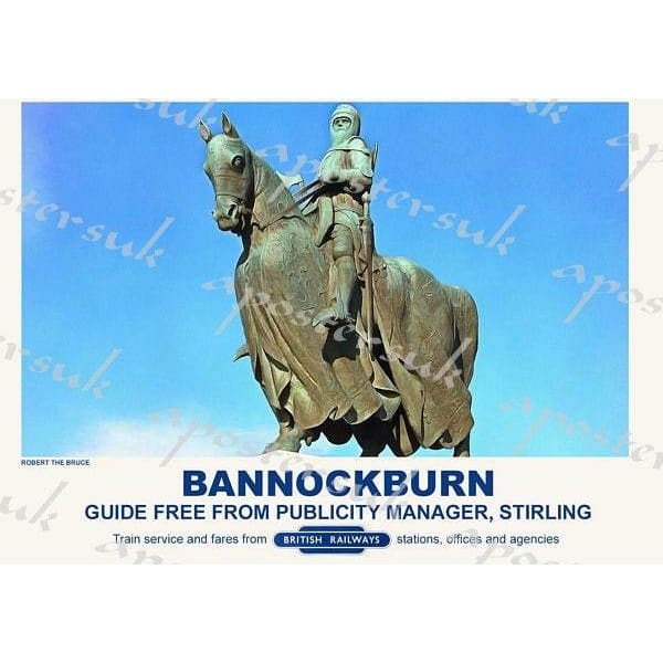 Vintage Style Railway Poster Bannockburn A3/A2 Print Vintage – Vintage ...