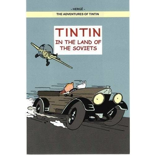 Vintage Tintin The Land of The Soviets Poster A3/A2/A1 Print – Vintage ...